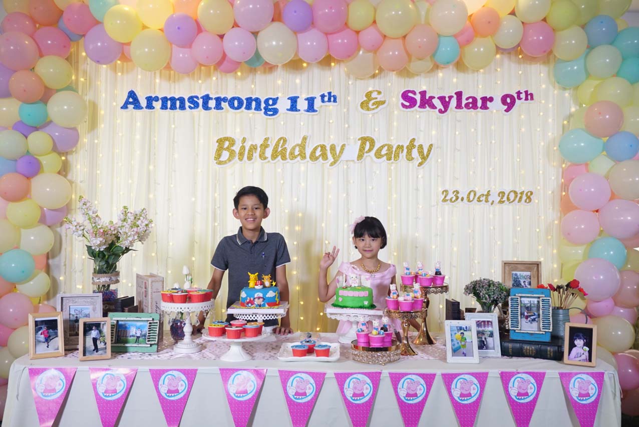 Armstrong 11th & Skylar 9th Birthday Oct 2018