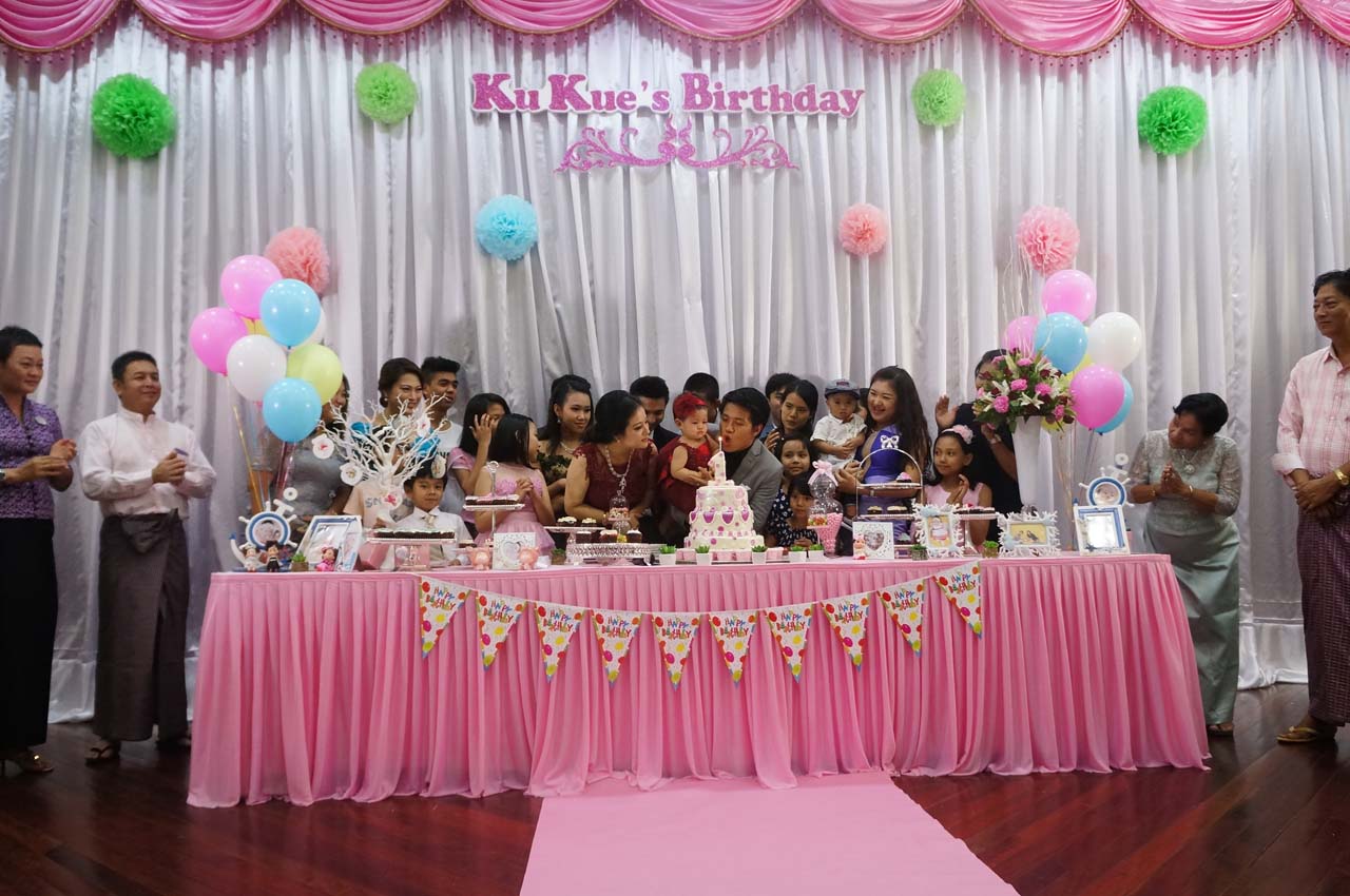Aye Chit Chit Aung @Ku Kue Happy 1st Birthday Western Park Royal Restaurant