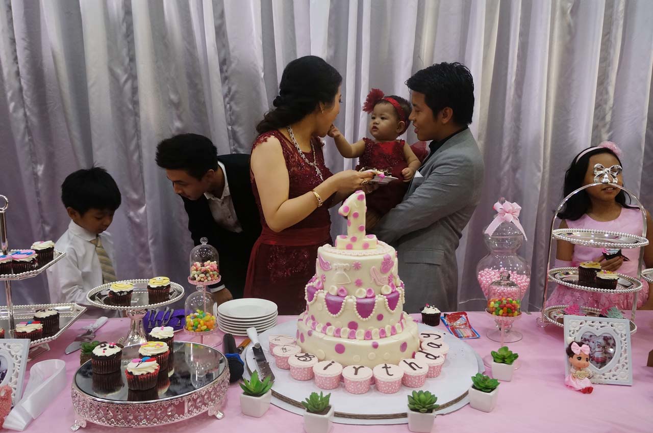 Aye Chit Chit Aung @Ku Kue Happy 1st Birthday Western Park Royal Restaurant
